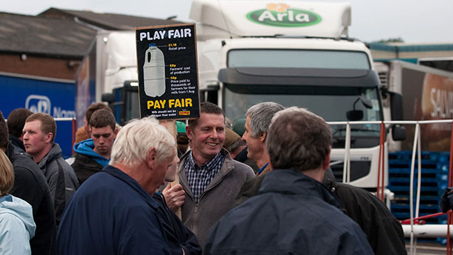 Dairy farmers threaten Arla protest - Farmers Weekly