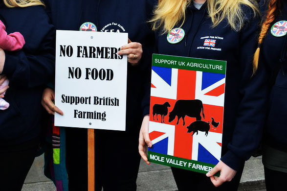 Hundreds of farmers arrive in London for day of action - Farmers Weekly