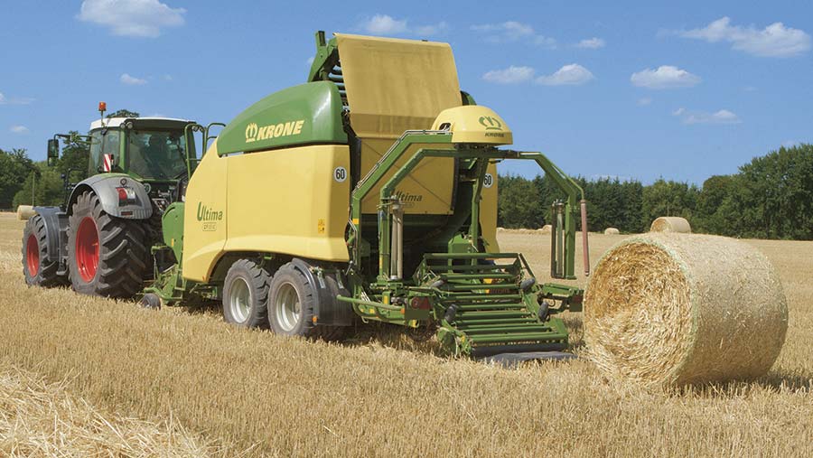 Non-stop round balers: a glimpse of the future? - Farmers Weekly