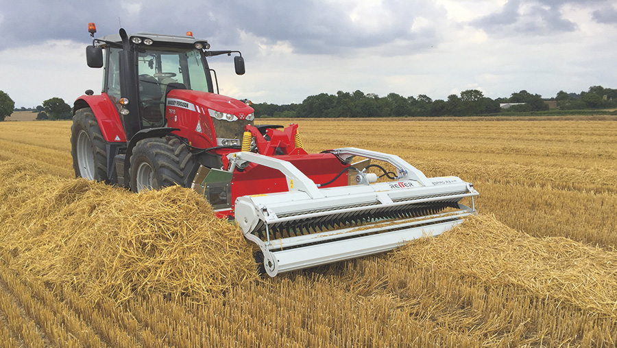 Reiter launches merger to dry damp straw swaths - Farmers Weekly