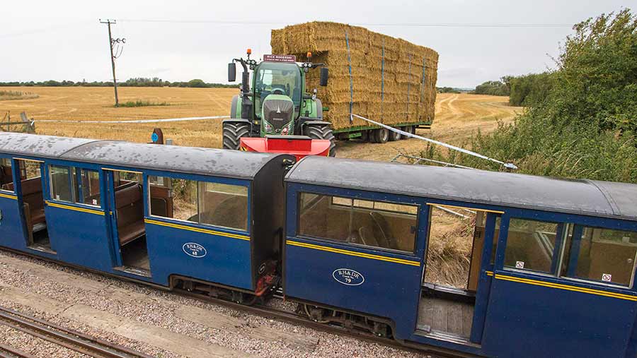 Tourist train derails after hitting tractor on level crossing - Farmers ...