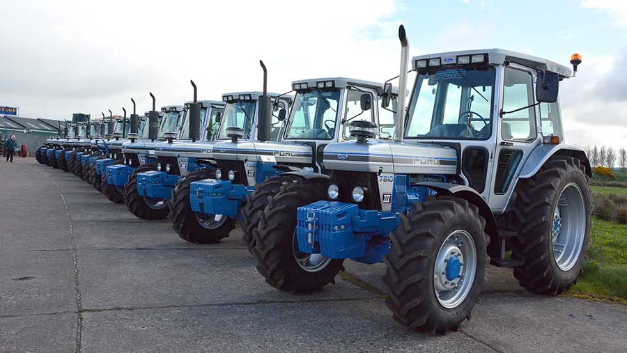 Tractor event attracts enthusiasts from around the world - Farmers Weekly
