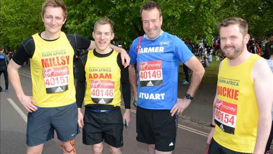 ‘Jogging Farmers’ finish London marathon to raise £31,000 - Farmers Weekly