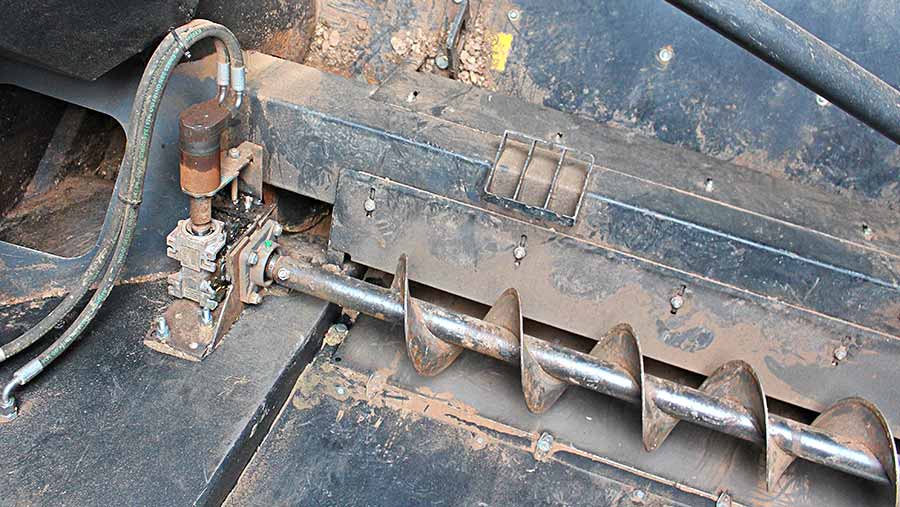 Farmer's combine tank auger modification makes life easier - Farmers Weekly