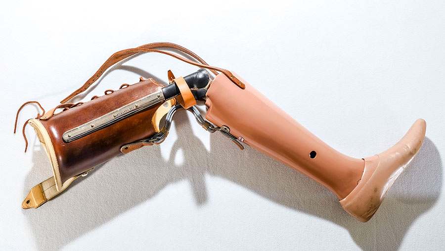 How a false leg inspired a farm safety campaign - Farmers Weekly