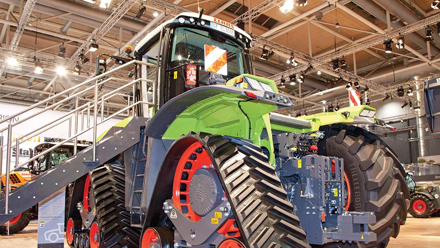 Claas adds track option to its Xerion tractors - Farmers Weekly