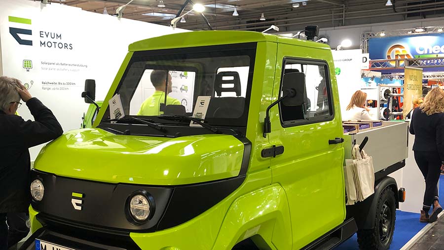 Evum Motors unveils wacky electric 4x4 - Farmers Weekly