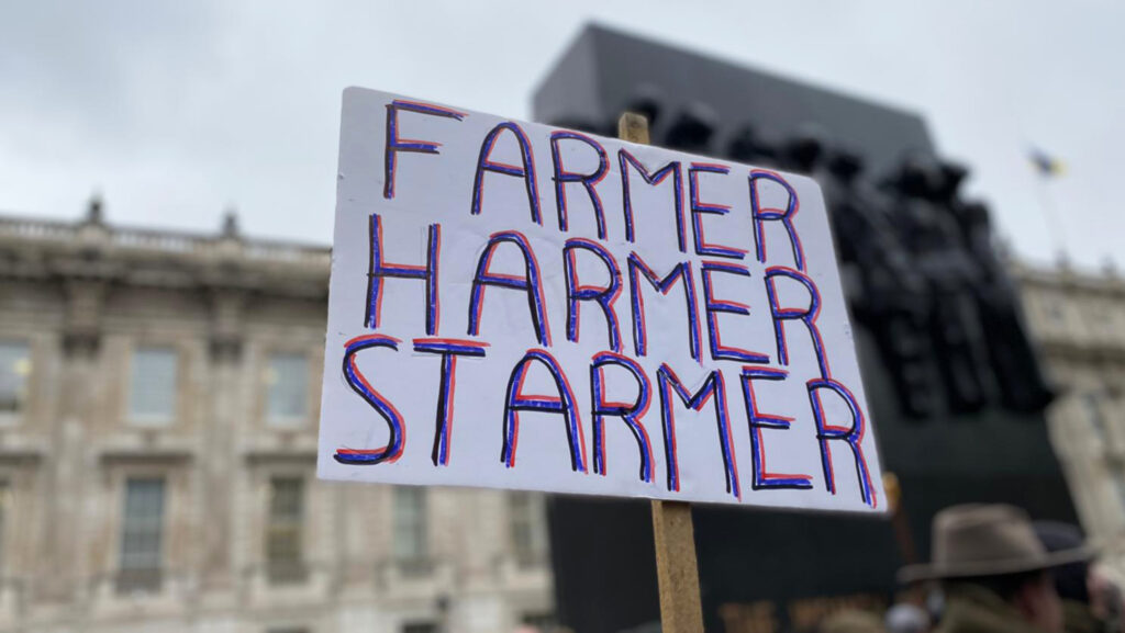 In photos: Farmers protest tax plans in mass rally - Farmers Weekly