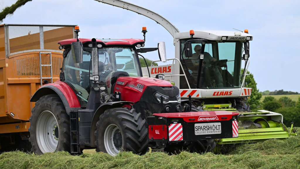 Photo of the Week: Professionals bring in silage for college - Farmers ...