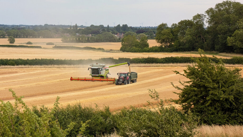 Photo of the Week: New combine cuts early winter barley - Farmers Weekly