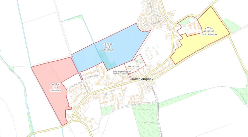 Lot 1 - Land At Down Ampney, Cirencester, Gloucestershire, GL7 5QZ ...