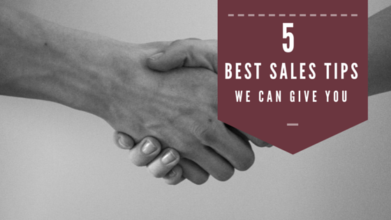 The 5 best sales tips we can give you - Media Centre