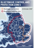 Bluetongue zones merge after case confirmed in Sevenoaks, Kent ...