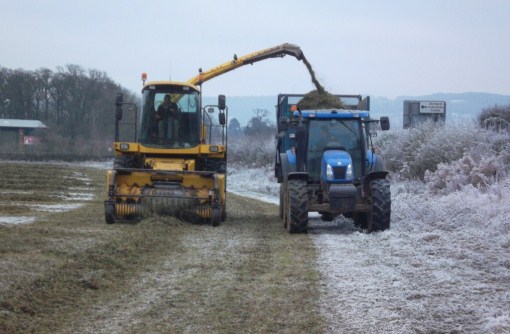 PHOTO: Silaging in December - Farmers Weekly